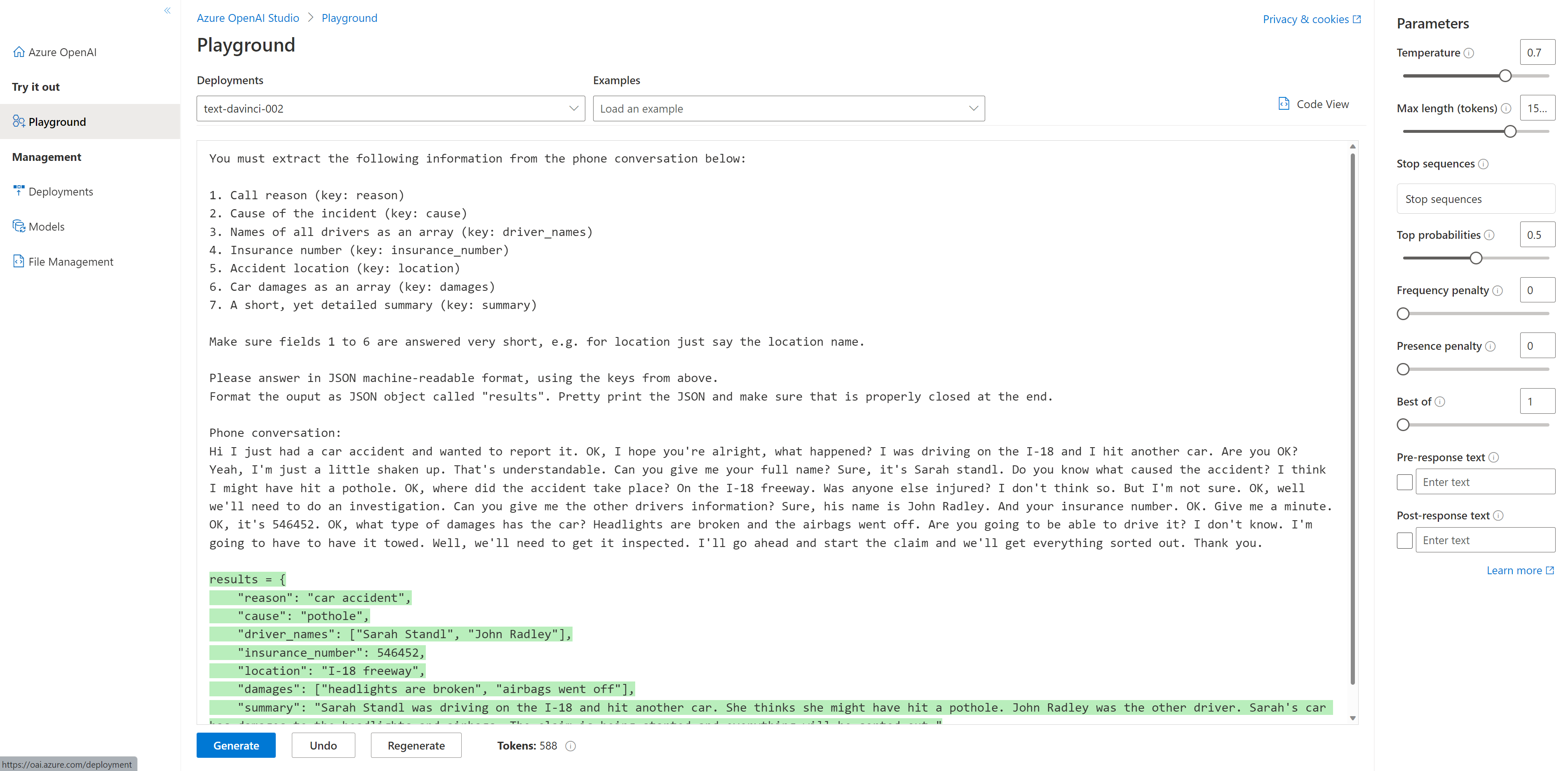 Using Azure OpenAI Service For Processing Claim Calls Clemens Siebler Using Azure OpenAI Service For Processing Claim Calls Clemens Siebler